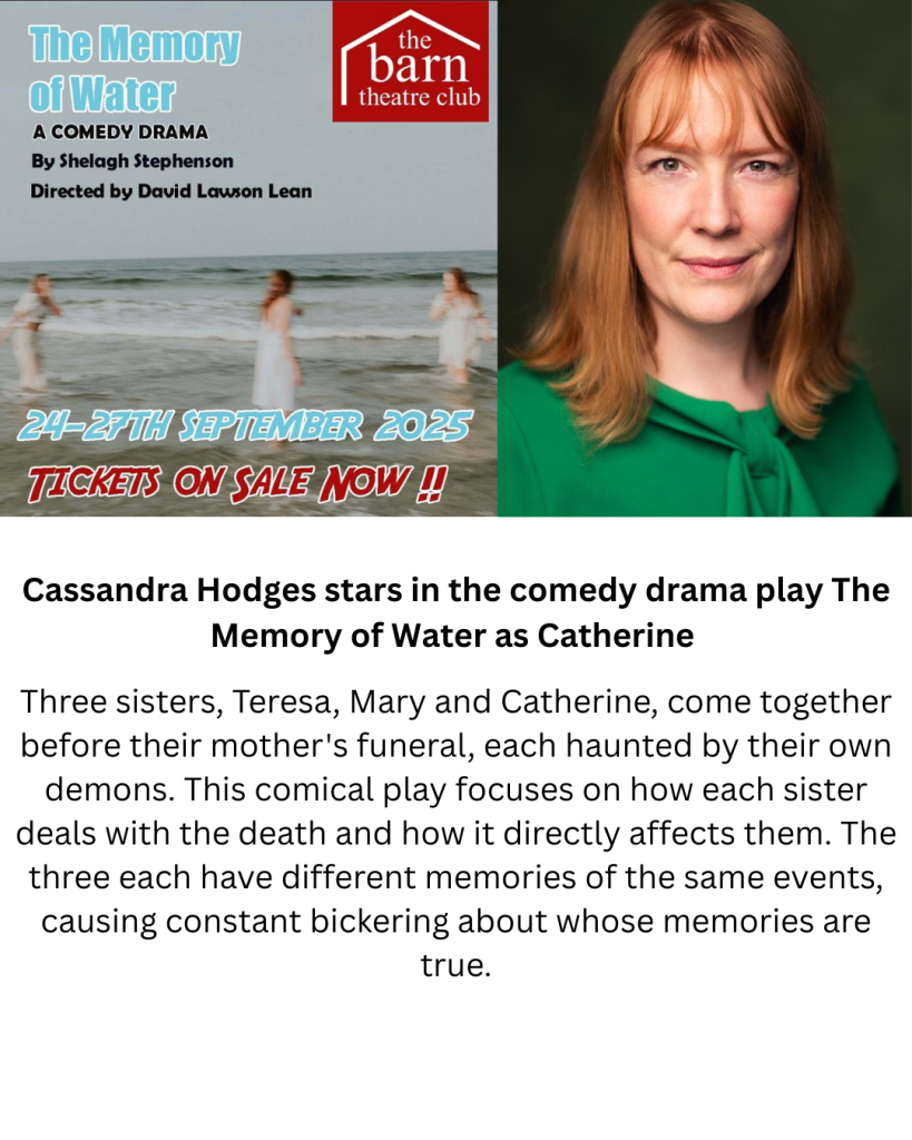 Cassandra Hodges stars in Comedy Drama Play as Catherine – The Memory ...
